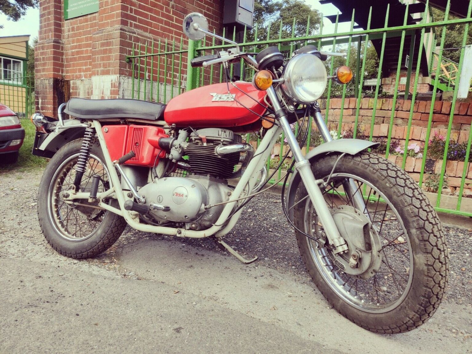 1973 BSA A65 Lightning Firebird Scrambler - Barn Find Bikes